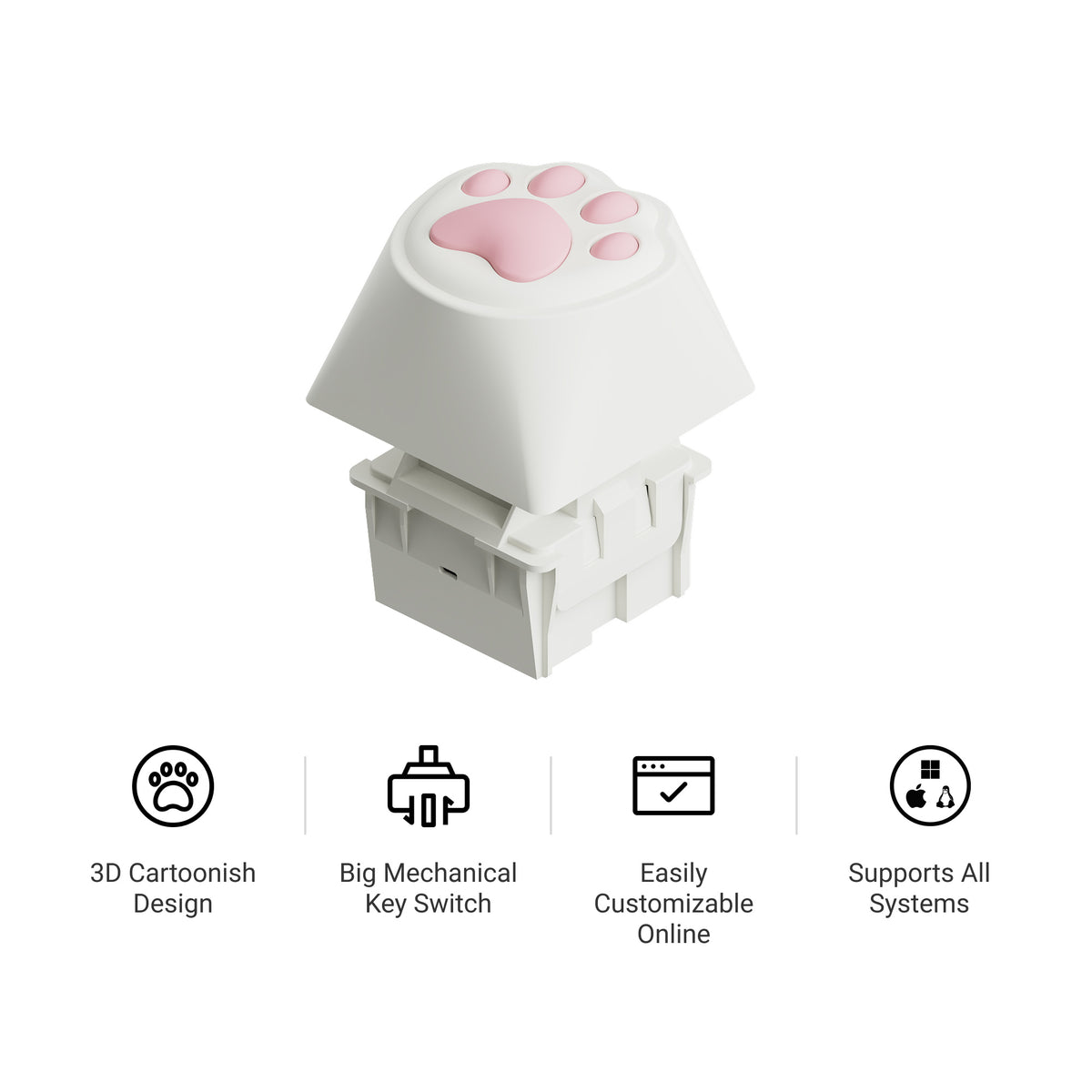 Keychron Big Kitty Paw Key