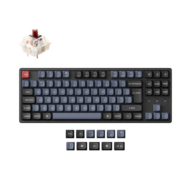 Keychron K8 Pro QMK/VIA Wireless Mechanical Keyboard ISO Layout Collec ...