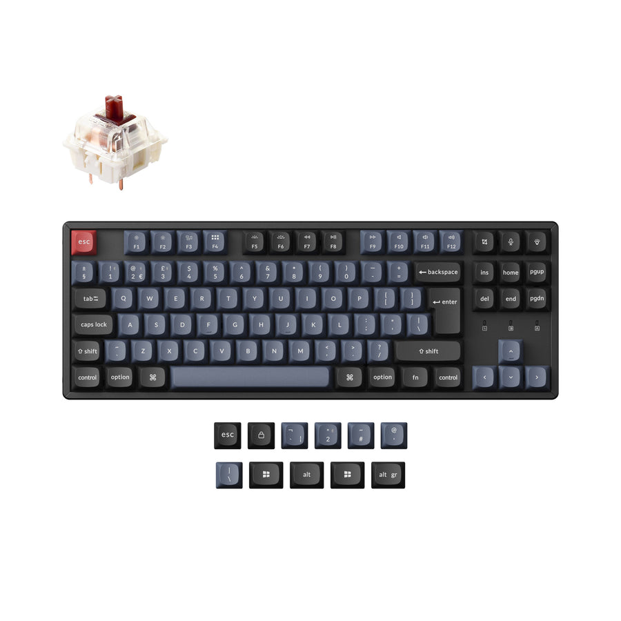 Keychron K8 Pro QMK/VIA Wireless Mechanical Keyboard ISO Layout Collec ...