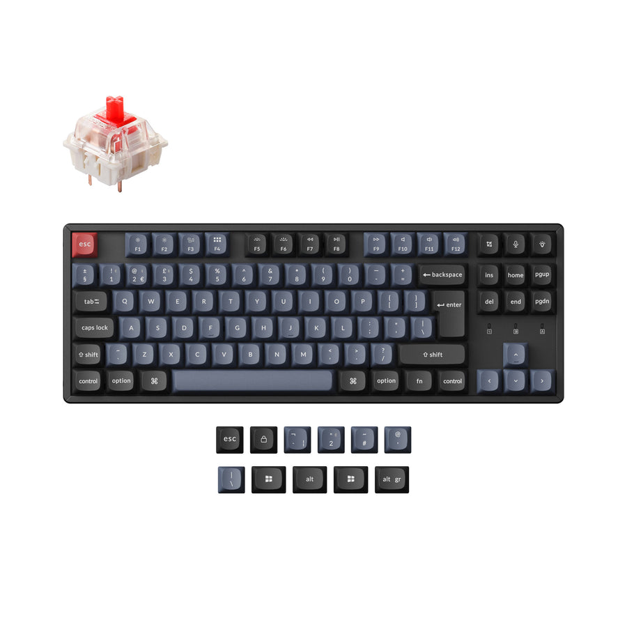 Keychron K8 Pro QMK/VIA Wireless Mechanical Keyboard ISO Layout Collec ...