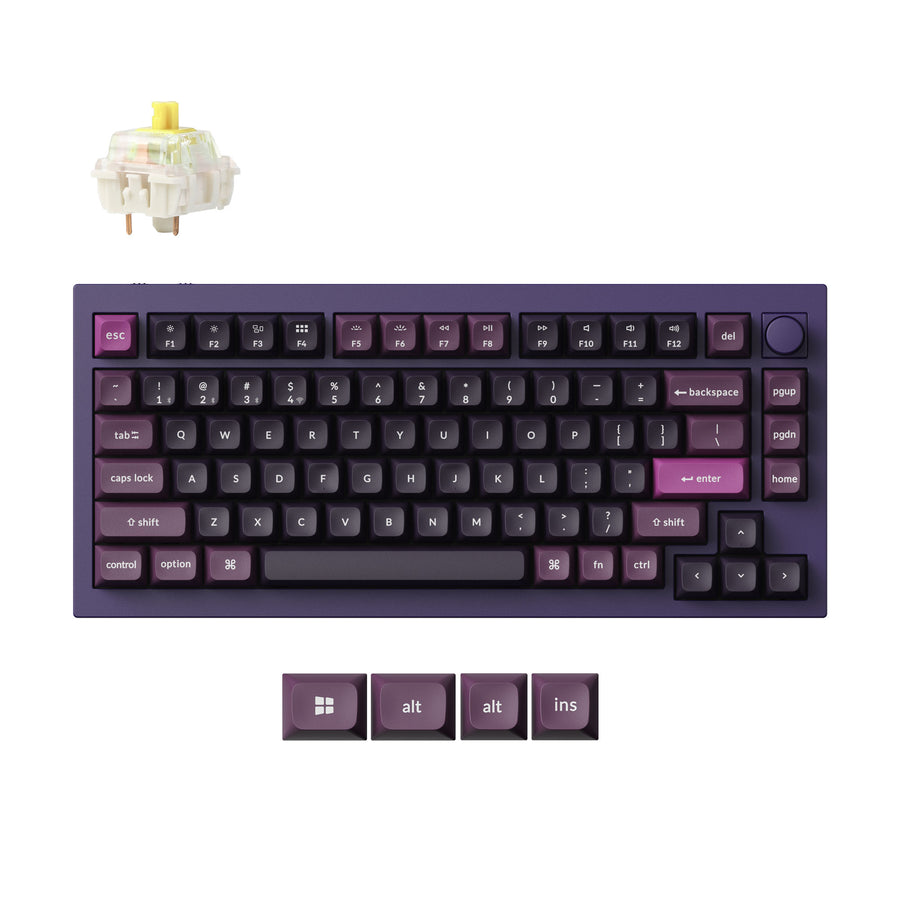 Keychron Q1 Max QMK/VIA Wireless Custom Mechanical Keyboard – Keychron ...