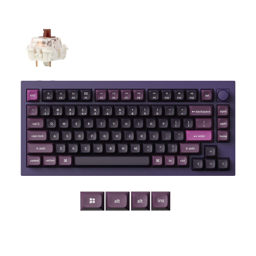 Keychron Q1 Max QMK/VIA Wireless Custom Mechanical Keyboard – Keychron ...