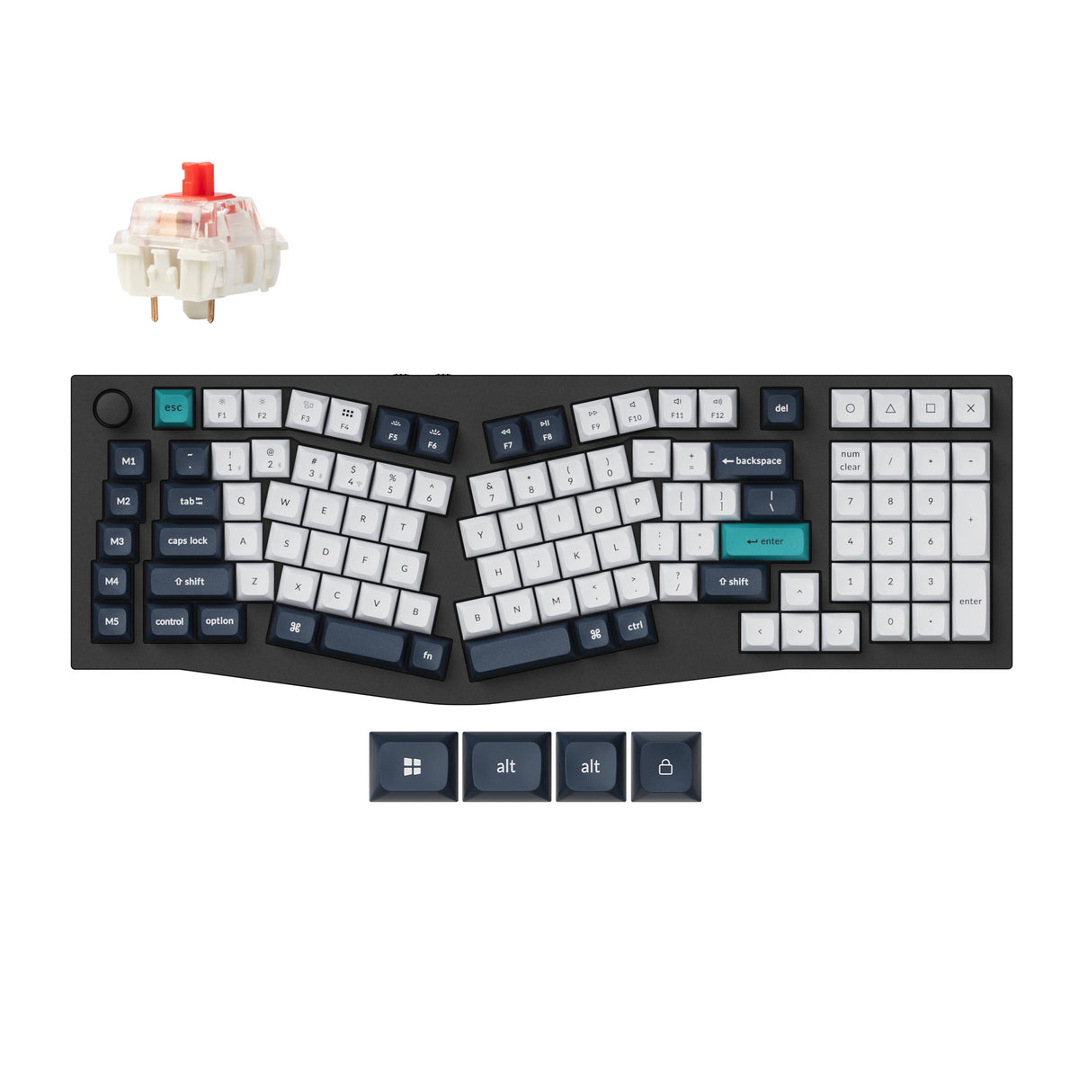 Keychron Q13 Max (Alice Layout) QMK Wireless Custom Mechanical Keyboar
