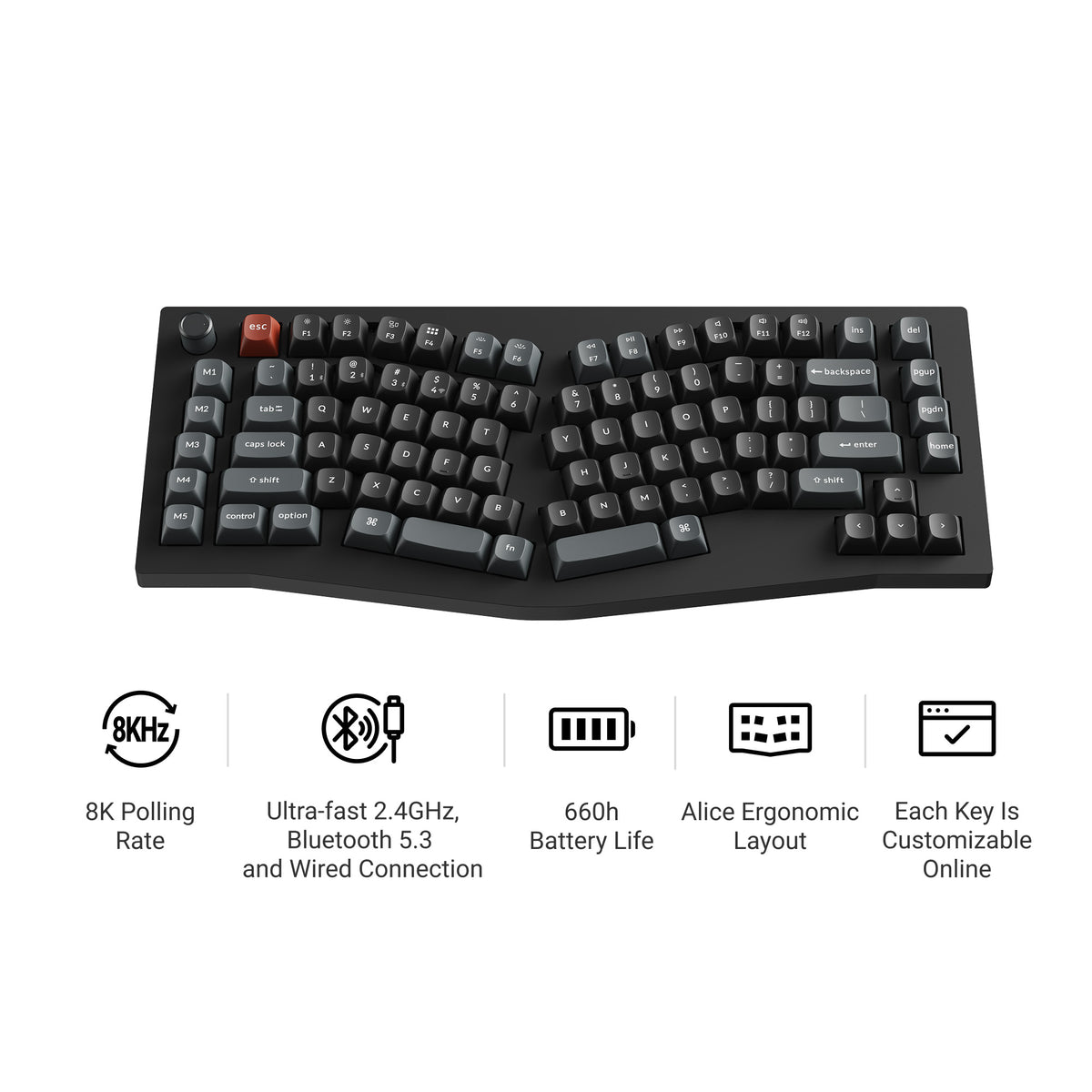 Keychron V10 Ultra 8K Wireless Custom Mechanical Keyboard