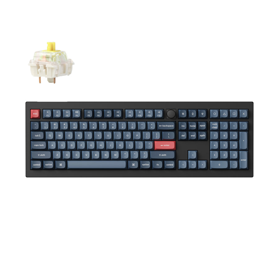 Keychron V6 Max QMK/VIA Wireless Custom Mechanical Keyboard – Keychron ...