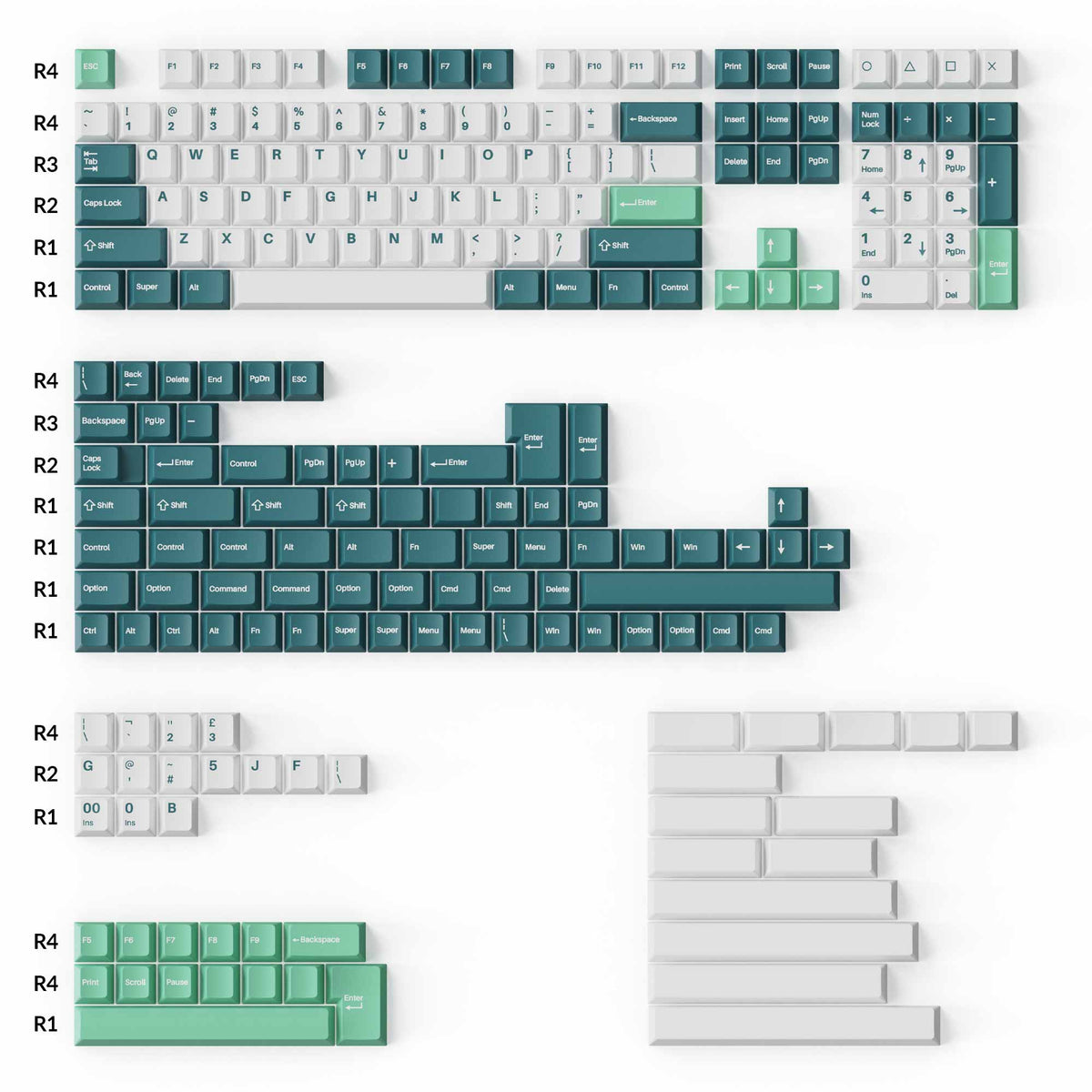 Keycaps For Q6 – Keychron | Mechanical Keyboards for Mac, Windows and ...