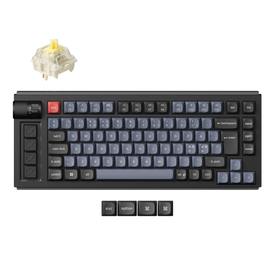 Lemokey L1 QMK Wireless Custom Mechanical Keyboard ISO Layout Collecti ...