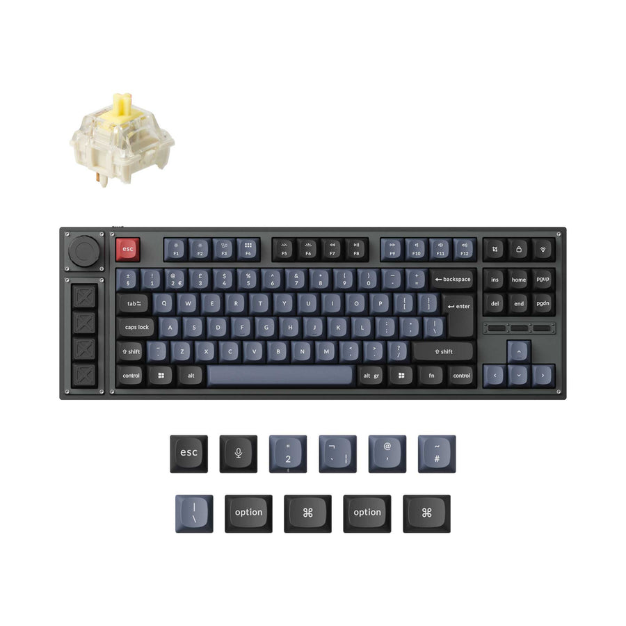 Lemokey L3 QMK/VIA Wireless Custom Mechanical Keyboard ISO Layout Coll ...