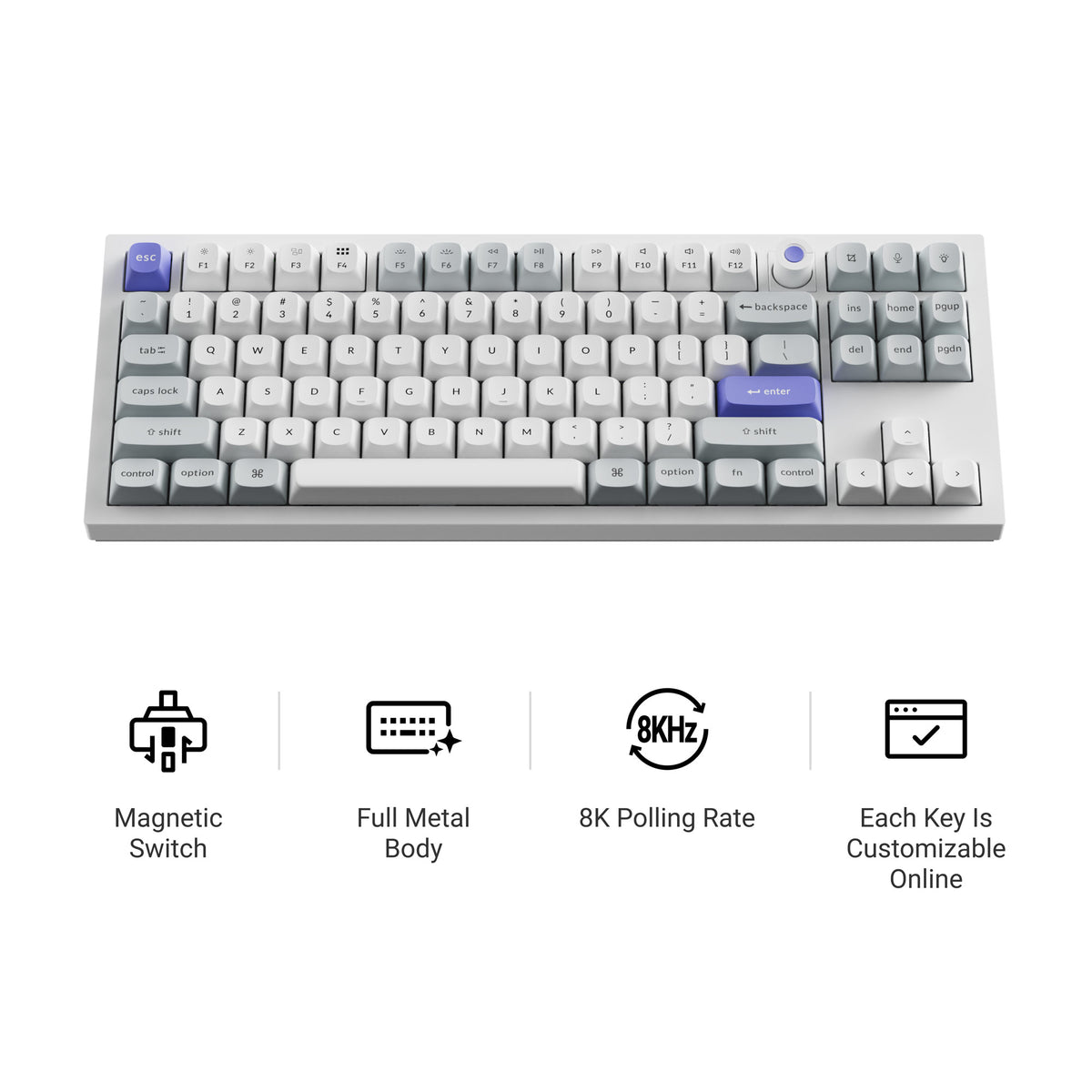 Keychron Q3 HE 8K Magnetic Switch Keyboard