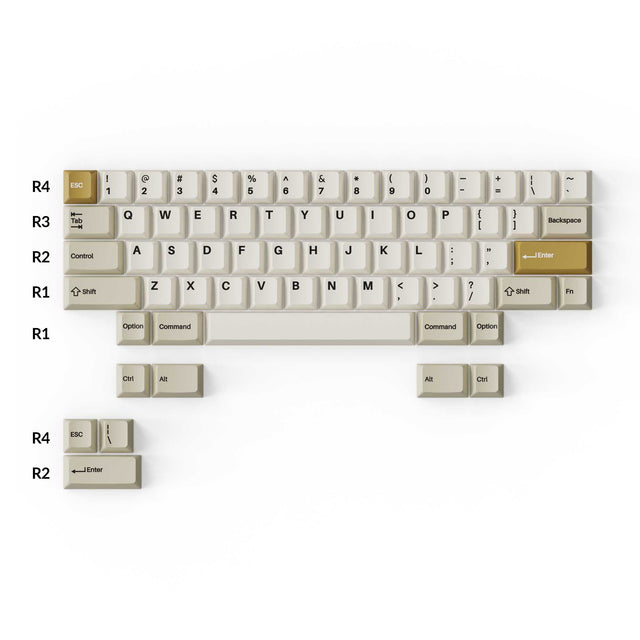 Cherry Profile Double - Shot PBT Full Set Keycaps - Camel – Keychron ...