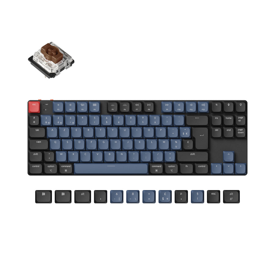 Keychron K1 Pro QMK/VIA Wireless Custom Mechanical Keyboard ISO Layout ...