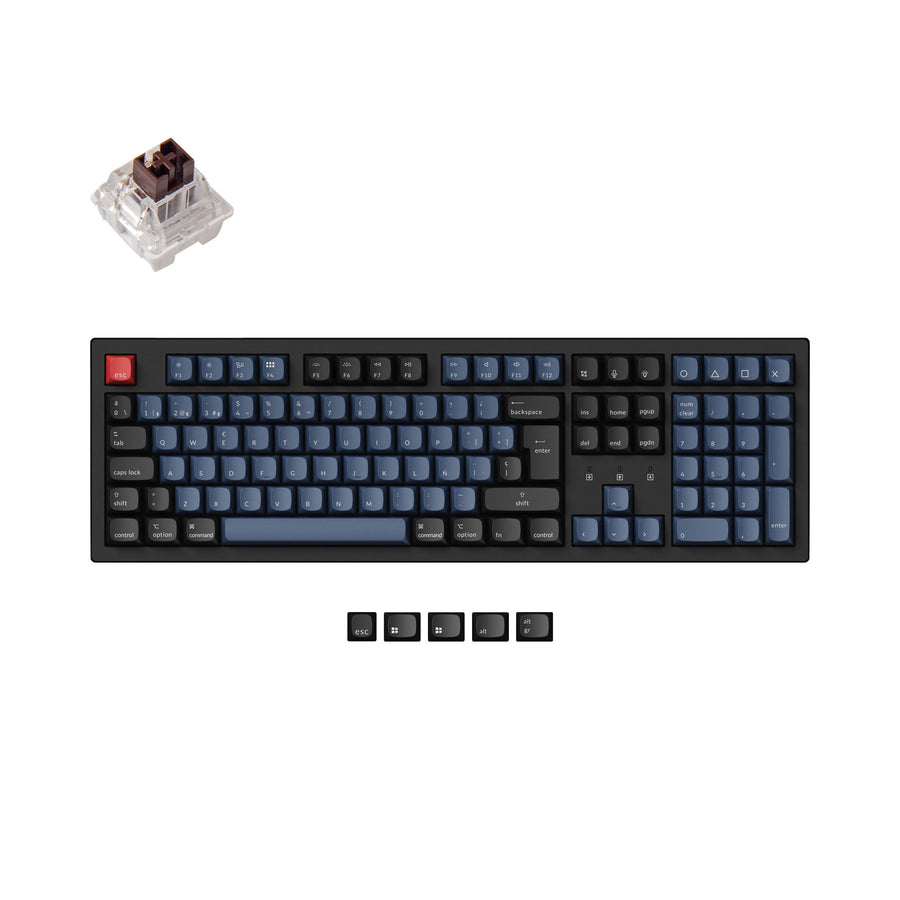 Keychron K10 Pro QMK/VIA Wireless Mechanical Keyboard ISO Layout Colle ...