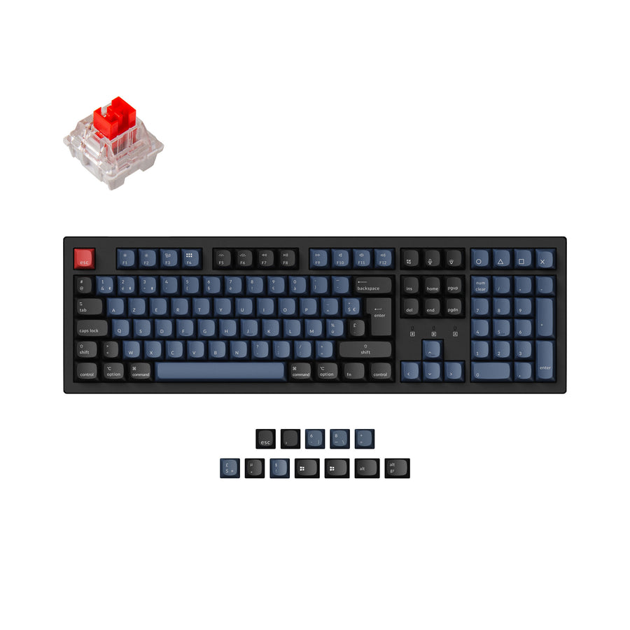 Keychron K10 Pro QMK/VIA Wireless Mechanical Keyboard ISO Layout Colle ...