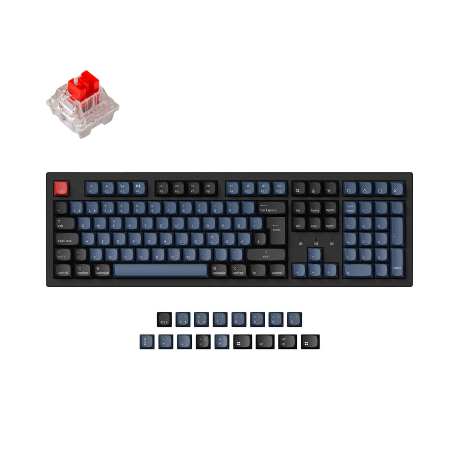 Keychron K10 Pro QMK/VIA Wireless Mechanical Keyboard ISO Layout Colle ...