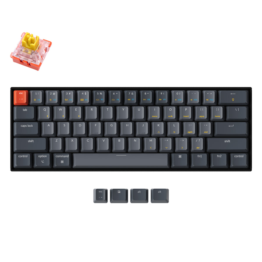 Keychron K12 60% Compact Wireless Mechanical Keyboard – Keychron ...