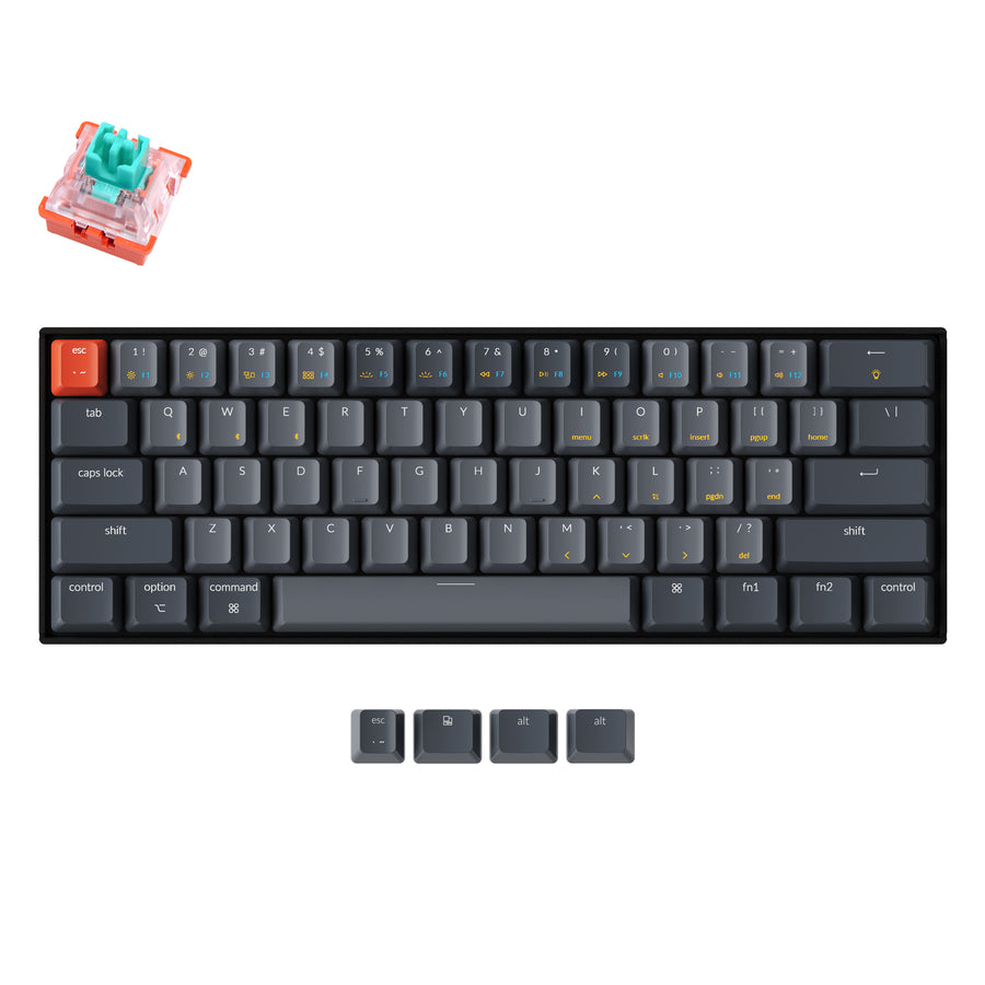 Keychron K12 60% Compact Wireless Mechanical Keyboard – Keychron ...