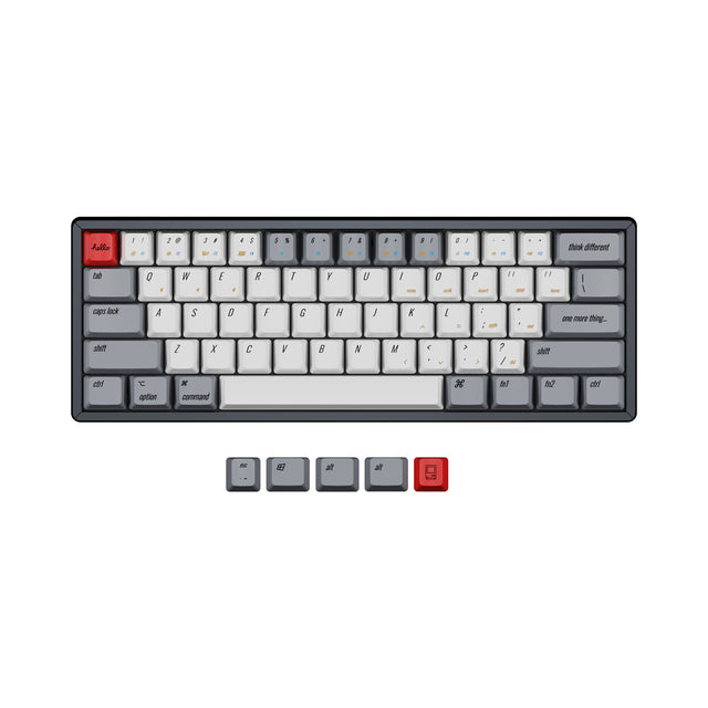 Keychron OEM Profile PBT Retro Keycap Set – Keychron | Mechanical ...