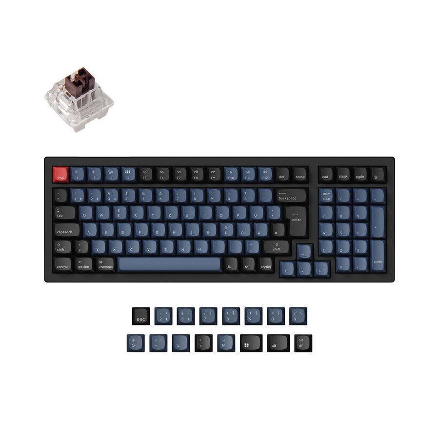 Keychron K4 Pro QMK/VIA Wireless Mechanical Keyboard ISO Layout Collec ...