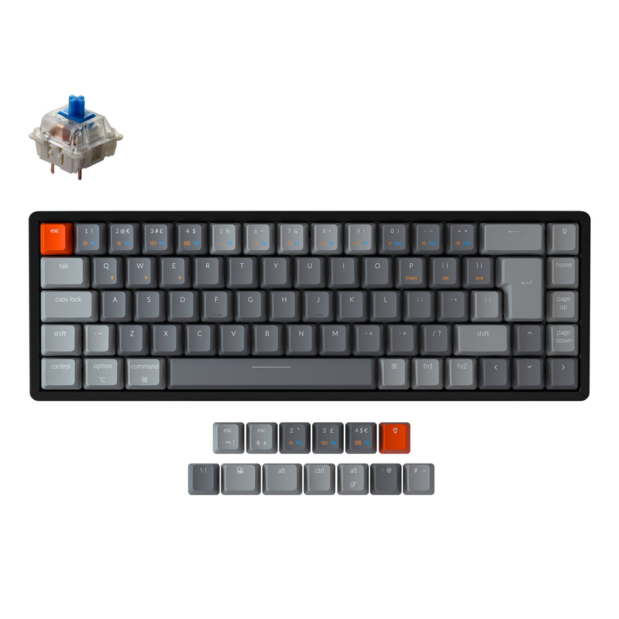 Keychron K6 Wireless Mechanical Keyboard (UK ISO Layout) – Keychron ...