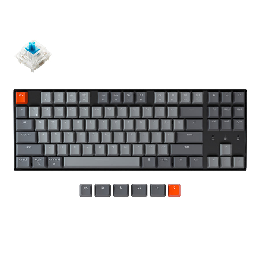 Keychron K8 Tenkeyless Wireless Mechanical Keyboard – Keychron ...