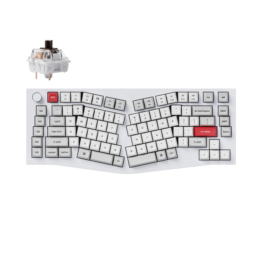 Keychron Q10 Pro (Alice Layout) QMK/VIA Wireless Custom Mechanical Key ...