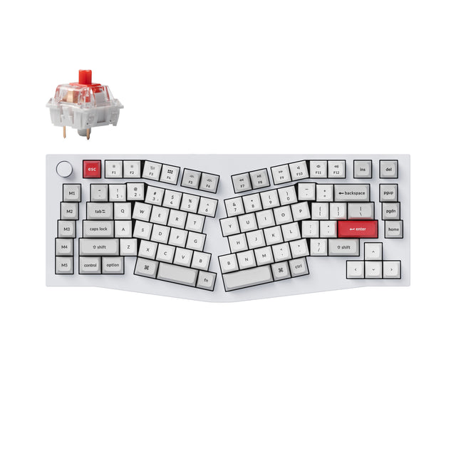 Keychron Q10 Pro (Alice Layout) QMK/VIA Wireless Custom Mechanical Key ...