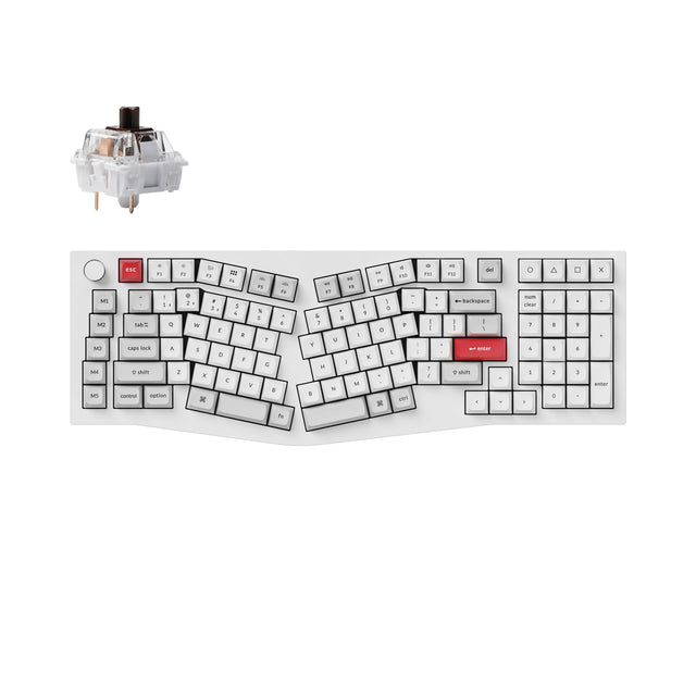 Keychron Q13 Pro (Alice Layout) QMK/VIA Wireless Custom Mechanical Key ...