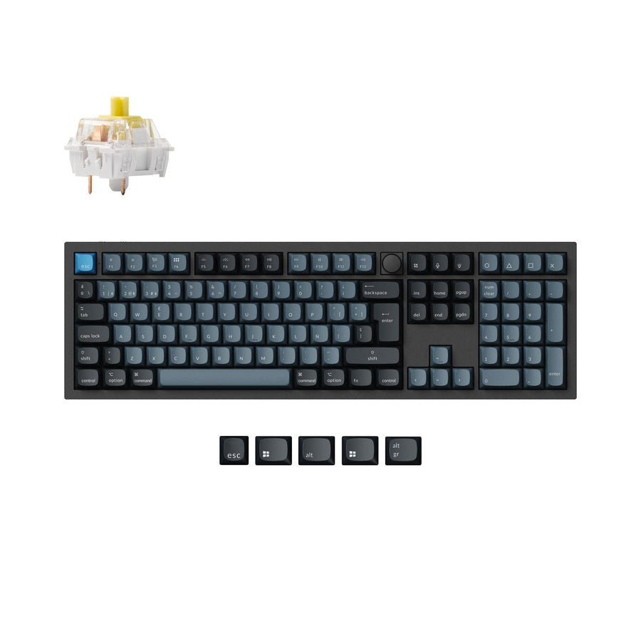 Keychron Q6 Pro QMK/VIA Wireless Custom Mechanical Keyboard ISO Layout ...