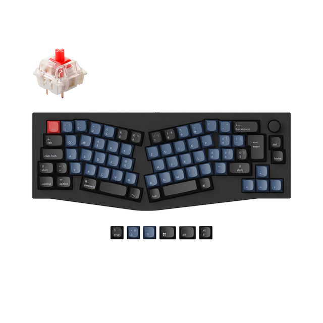 Keychron Q8 (Alice Layout) QMK Custom Mechanical Keyboard ISO Layout C ...