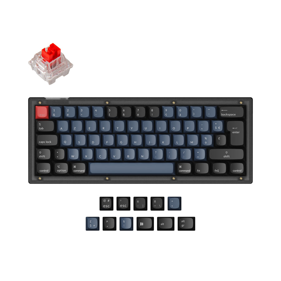Keychron V4 QMK Custom Mechanical Keyboard ISO Layout Collection – Keychron | Mechanical ...