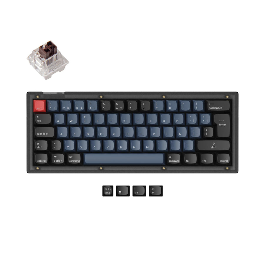 Keychron V4 QMK Custom Mechanical Keyboard ISO Layout Collection ...