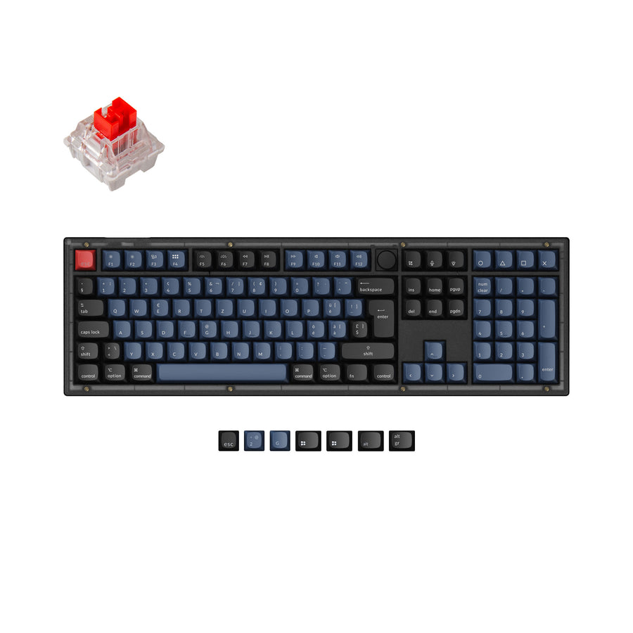 Keychron V6 QMK Custom Mechanical Keyboard ISO Layout Collection ...